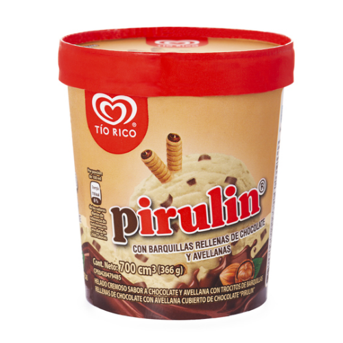 HELADO TIO RICO PIRULIN 700ML - SEGOMARKET