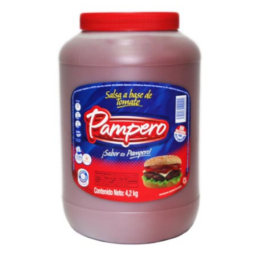 KETCHUP PAMPERO 4.2KG - SEGOMARKET