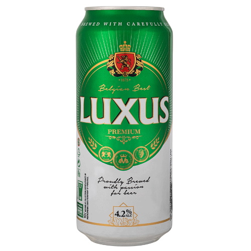 CERVEZAS LUXUS 500ML 24UND - SEGOMARKET