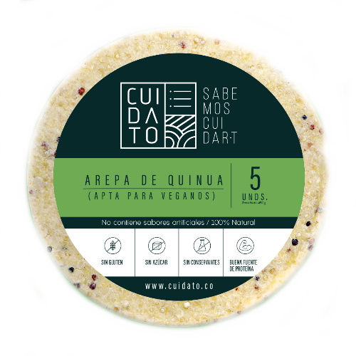 AREPA DE QUINOA 5UND - SEGOMARKET