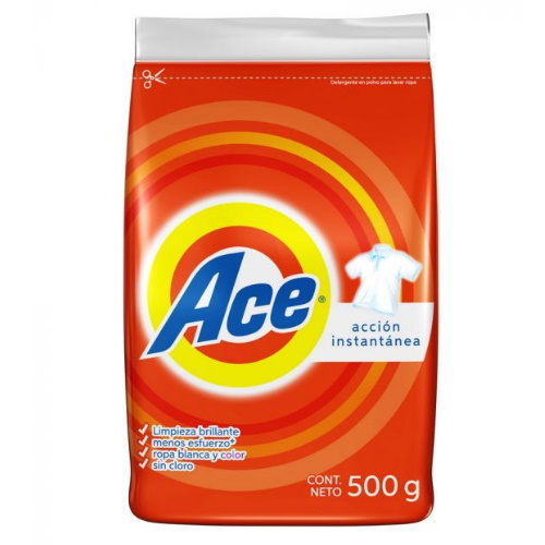DETERGENTE EN POLVO ACE 500GR - SEGOMARKET
