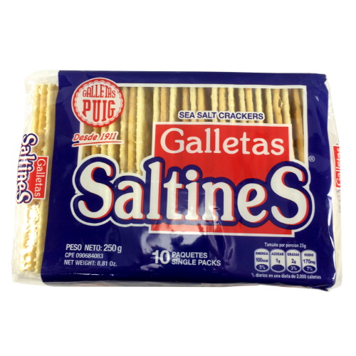 GALLETA SODA SALTINES 250GR - SEGOMARKET