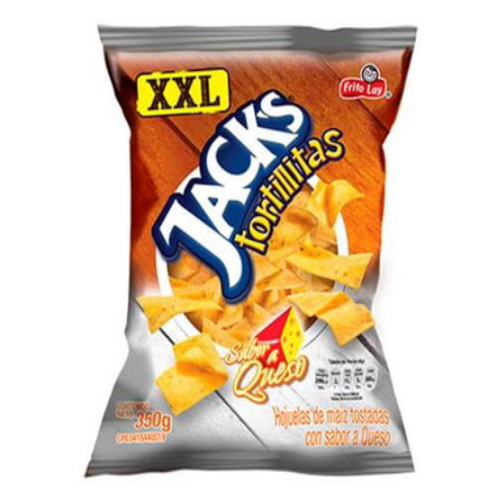 JACKS TORTILLAS QUESO XXL 350GR - SEGOMARKET