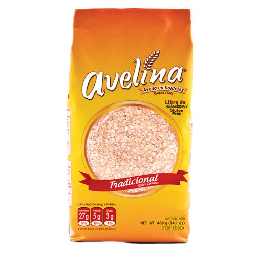 AVENA TRADICIONAL AVELINA 400GR - SEGOMARKET