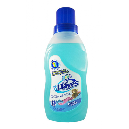 DETERGENTE LIQUIDO LAS LLAVES BEBE 525ML - SEGOMARKET
