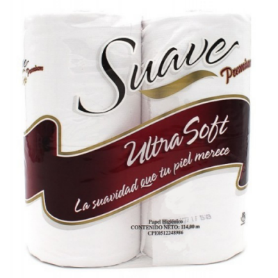 PAPEL HIGIENICO SUAVE ULTRA SOFT 300H 4R - SEGOMARKET