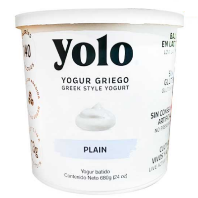 YOGURT GRIEGO PLAIN YOLO 680GR - SEGOMARKET